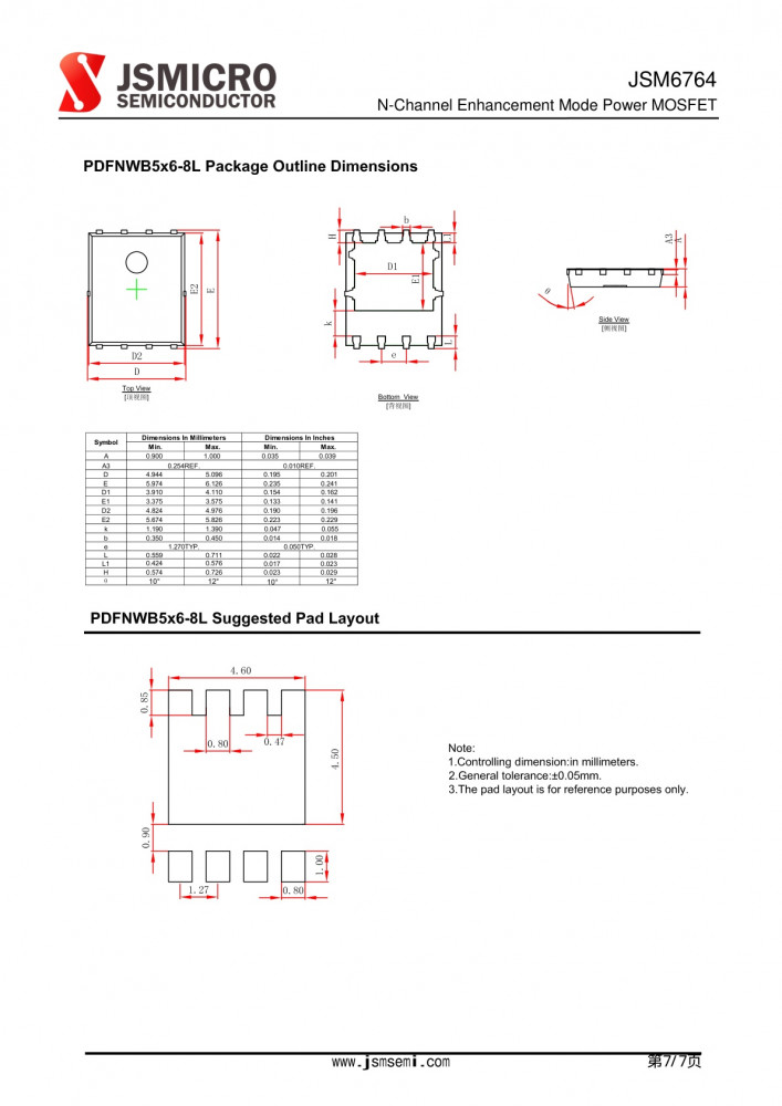 JSM6764 datasheet page 7
