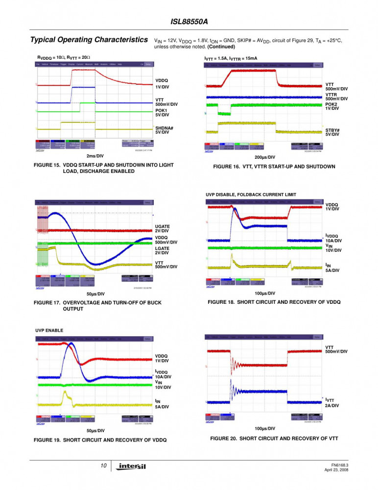 ISL88550AIRZ datasheet page 10