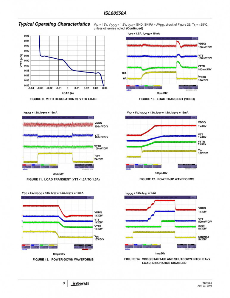 ISL88550AIRZ datasheet page 9