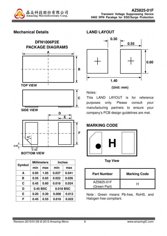 AZ5825-01F.R7GR datasheet page 6