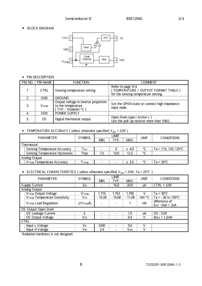 ROHM BDE1204G-TR datasheet page 2