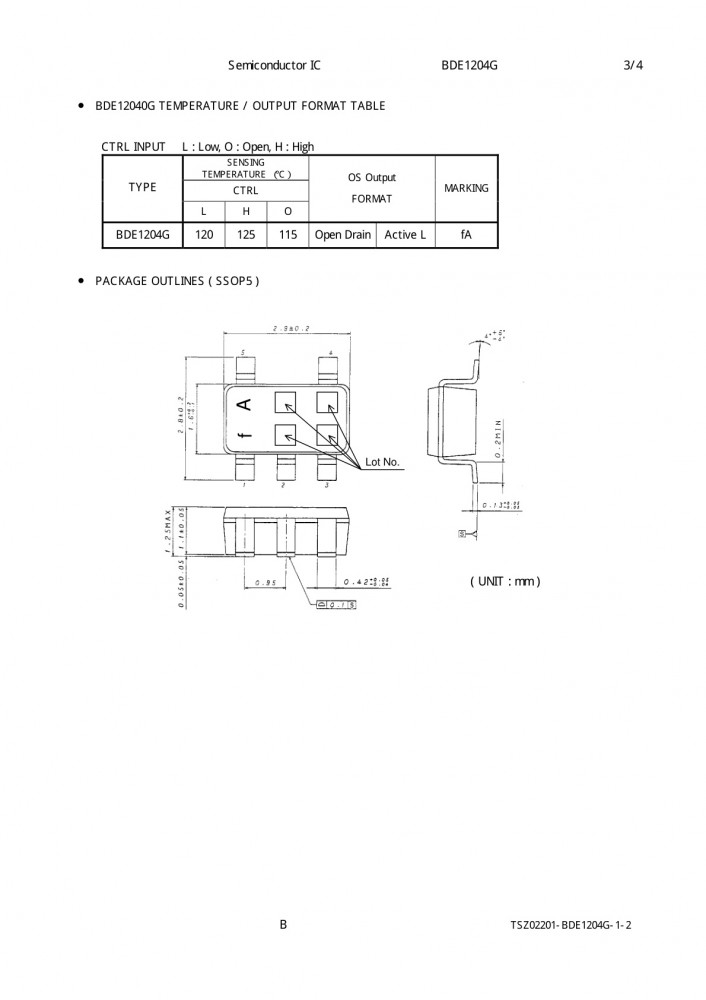 ROHM BDE1204G-TR datasheet page 3
