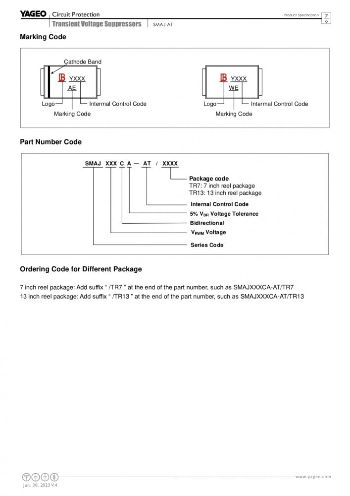 SMAJ-AT datasheet page 7