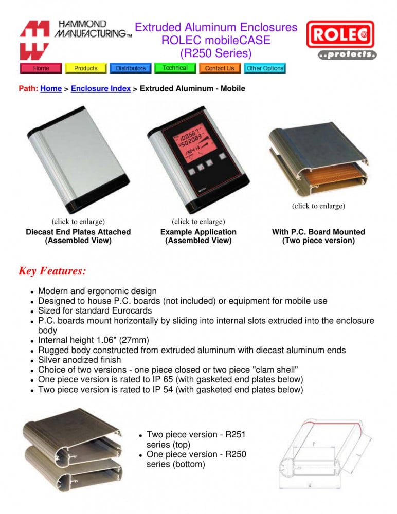 Hammond R584-004-000 documentation page 1