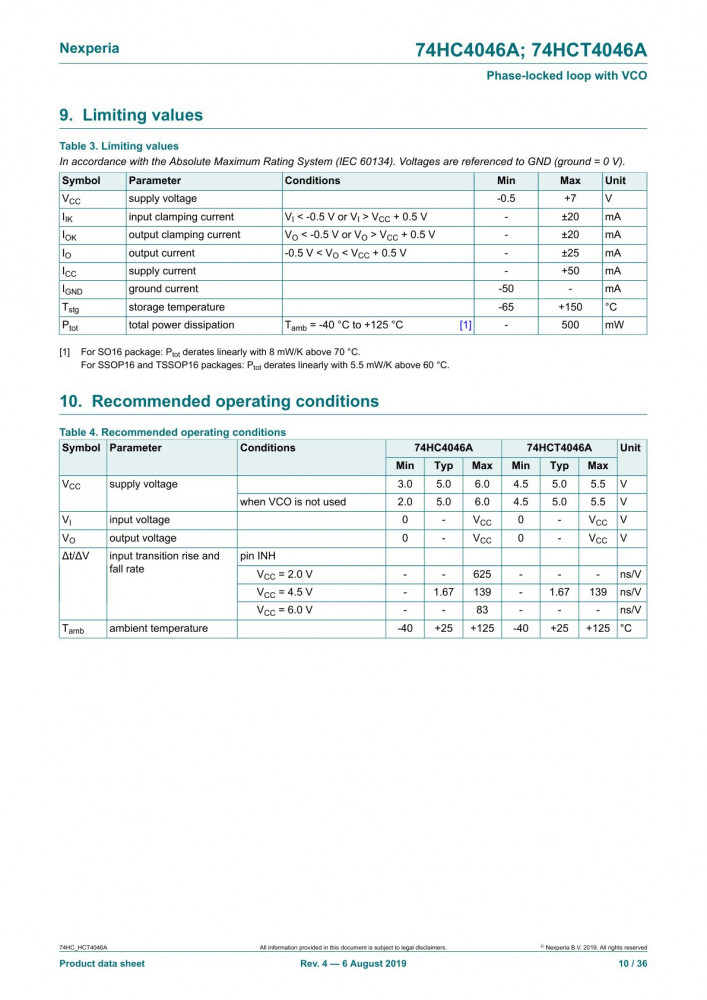 74HC4046ADB,112 technical document page 10