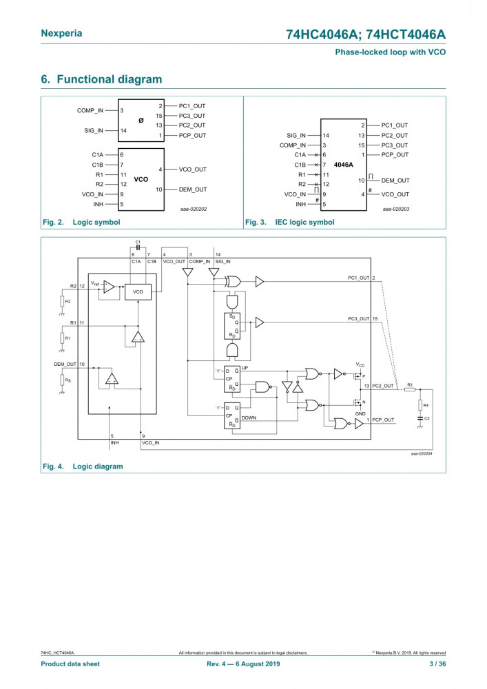 74HC4046ADB,112 technical document page 3