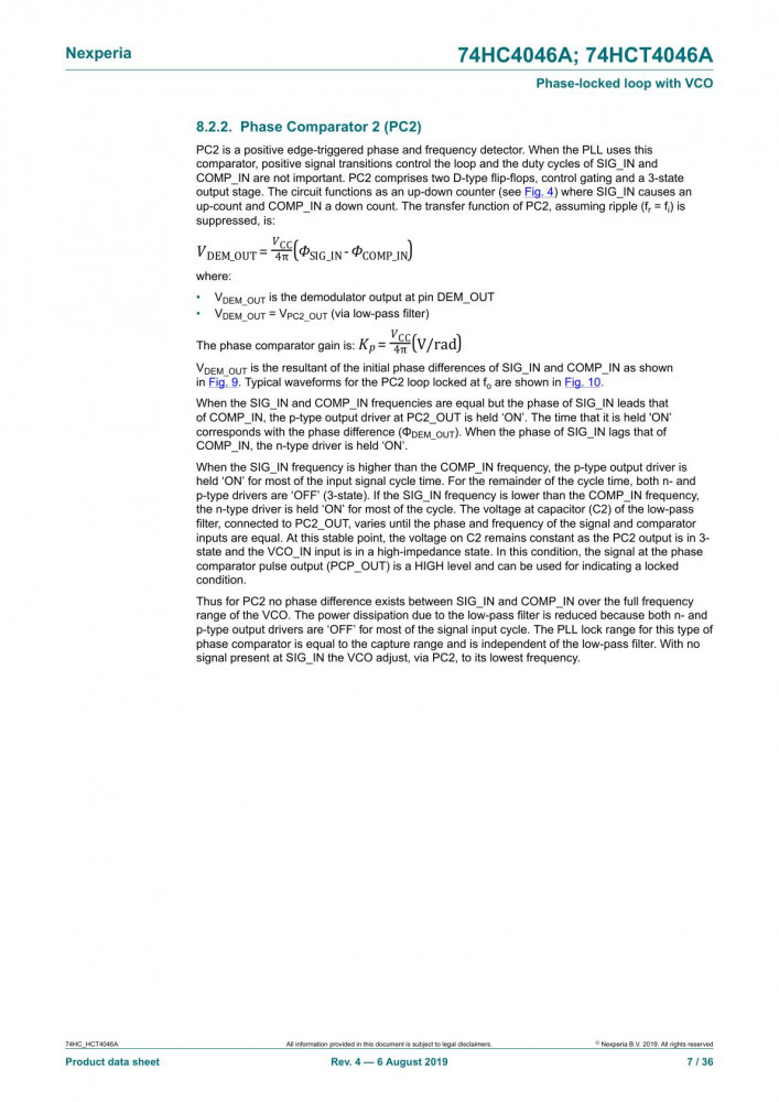 74HC4046ADB,112 technical document page 7
