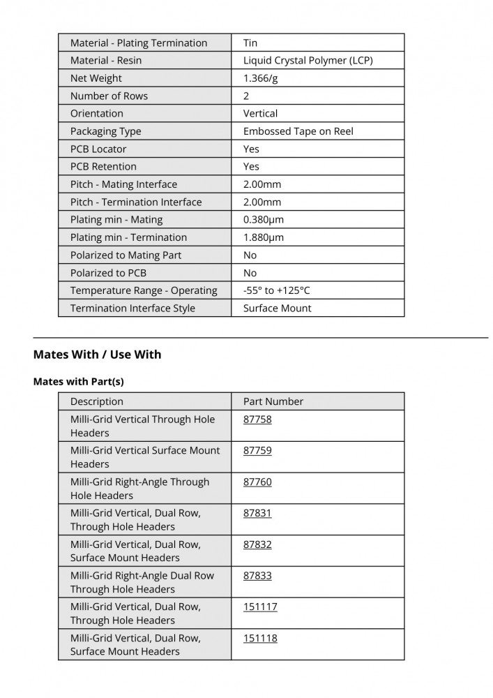 MOLEX 791099103 document image, page 3