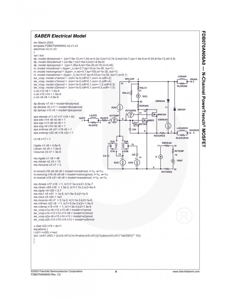 FDB070AN06A0 datasheet page 10
