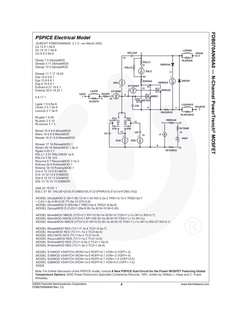 FDB070AN06A0 datasheet page 9