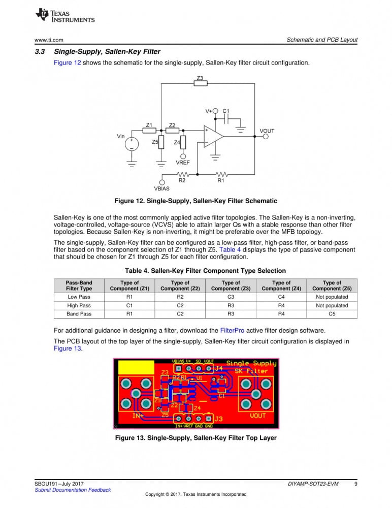 DIYAMP-SOT23-EVM documentation page 9