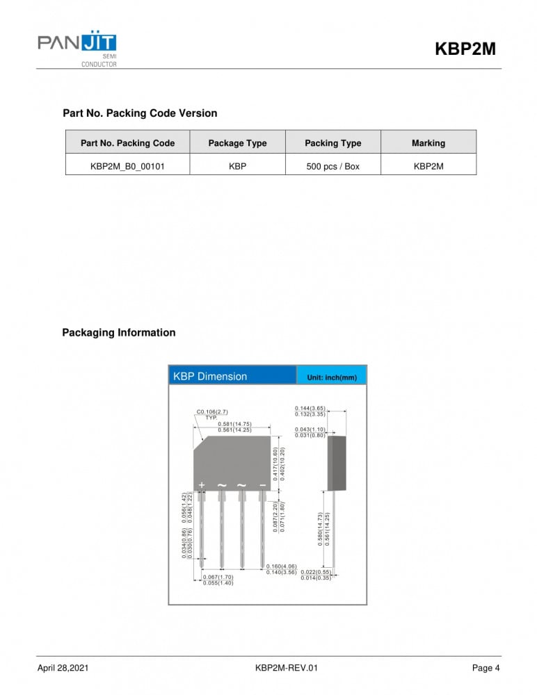 KBP2M_T0_00101 datasheet page 4
