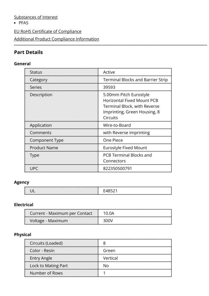 Molex 395937108 drawing page 2