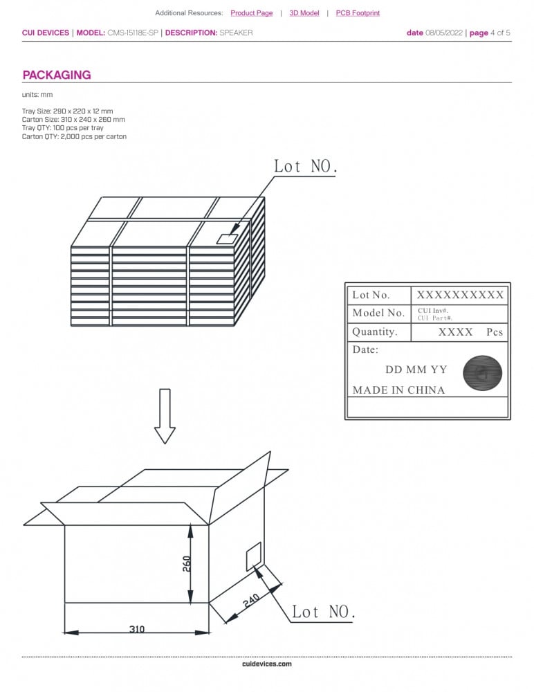CMS-15118E-SP datasheet page 4