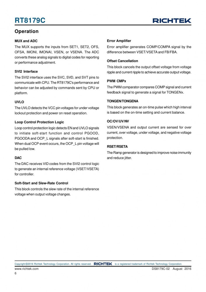 RT8179C datasheet page 6