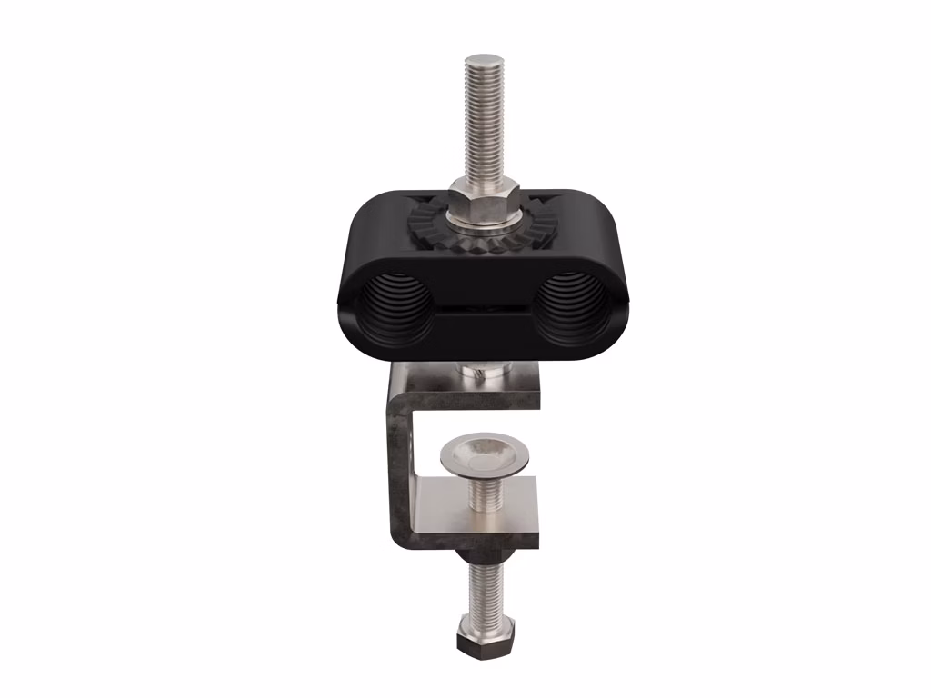 Dual Side, 1-Hole, Feeder Clamp for 1/2