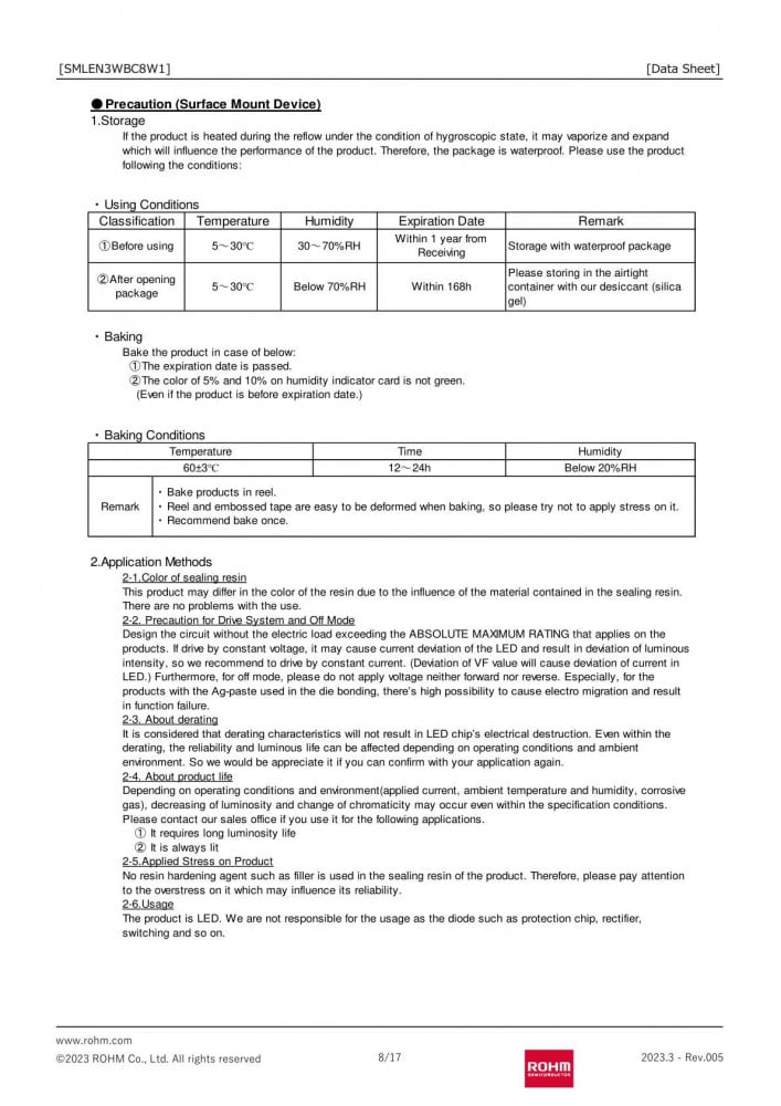 SMLEN3WBC8W1 document page 8