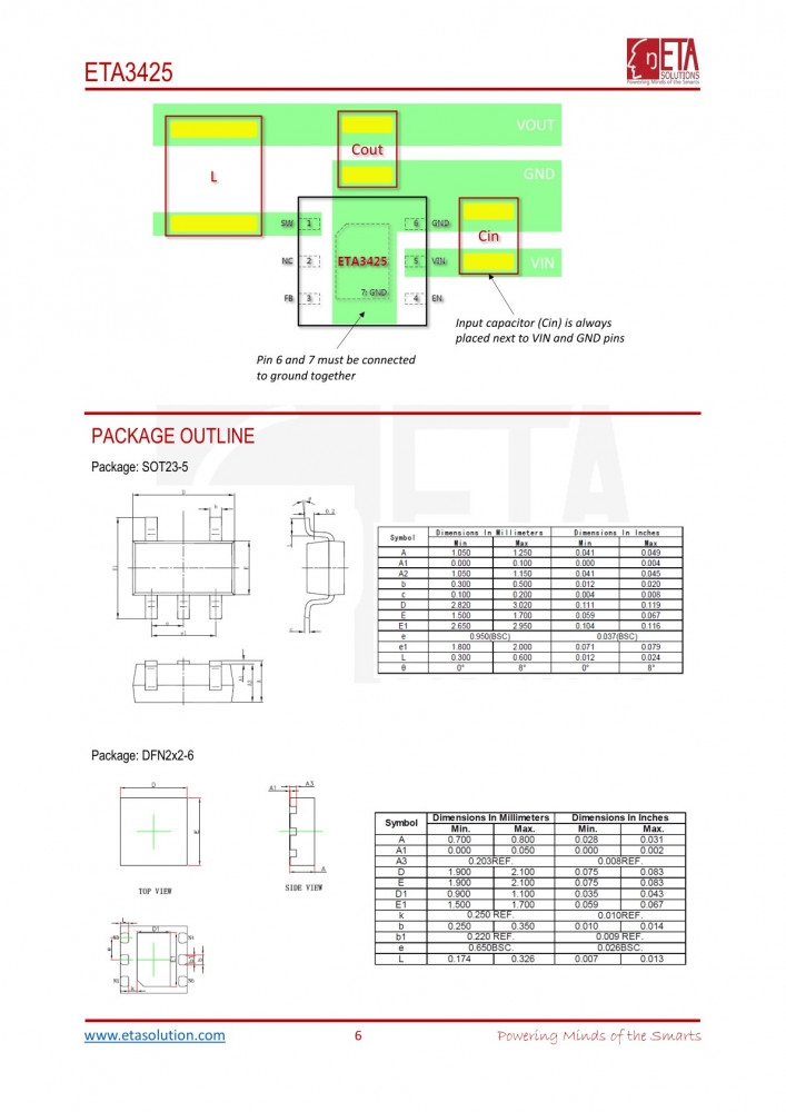 ETA3425 technical document page 6