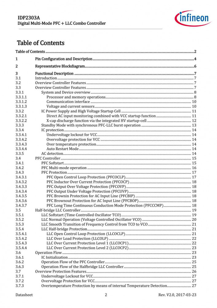 IDP2303A datasheet page 2