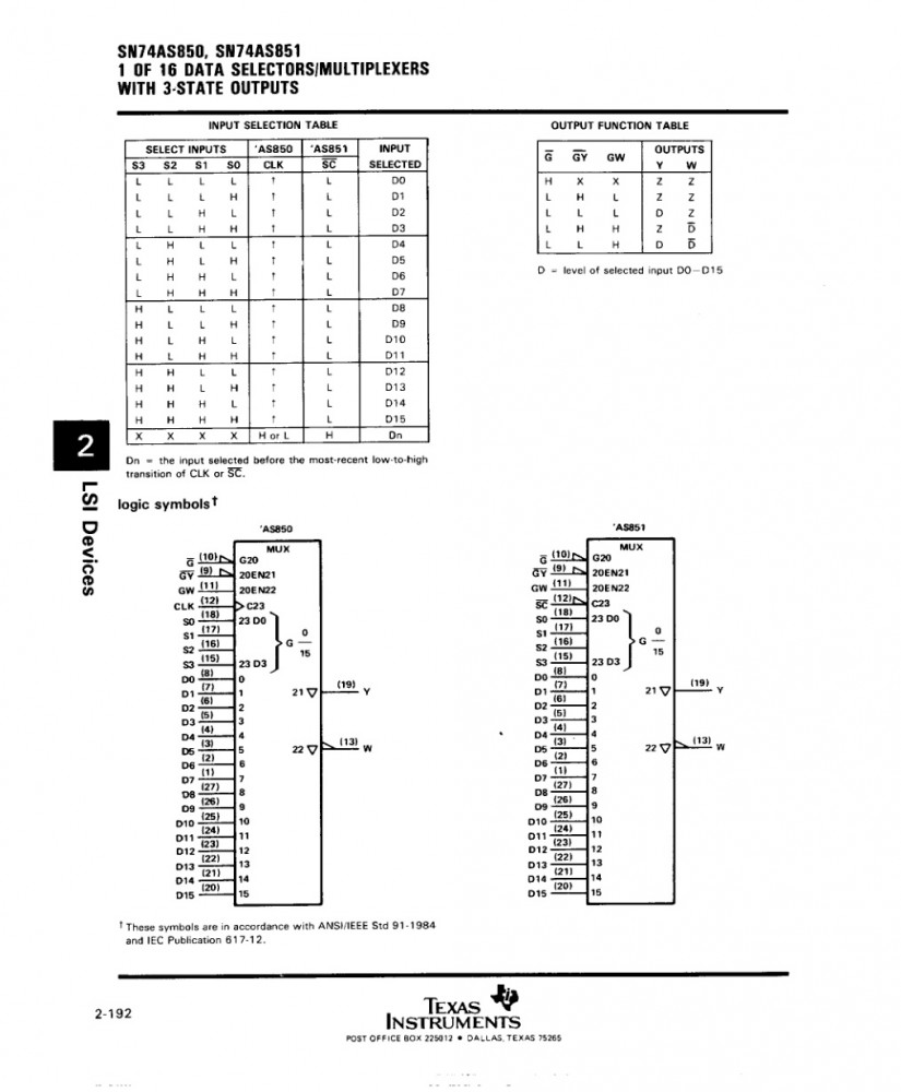 74AS850AN datasheet page 3