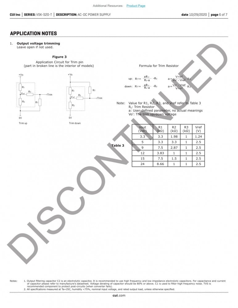 VSK-S20-24U-T datasheet page 6
