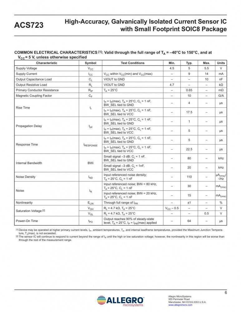 ACS723 datasheet page 6