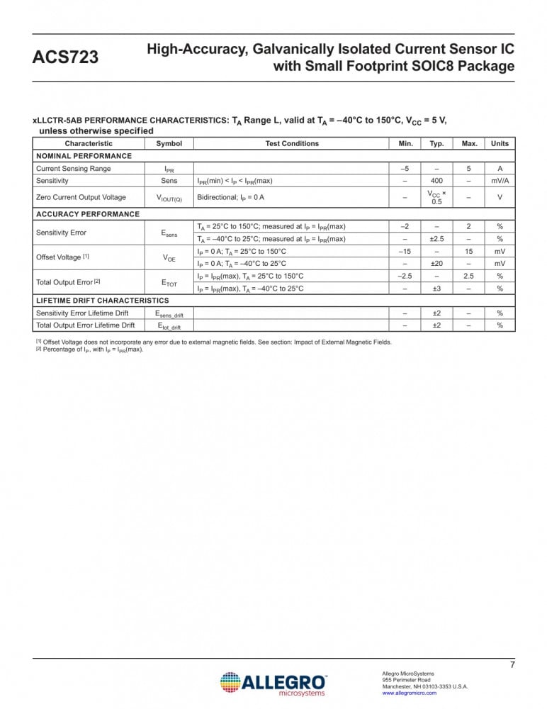ACS723 datasheet page 7