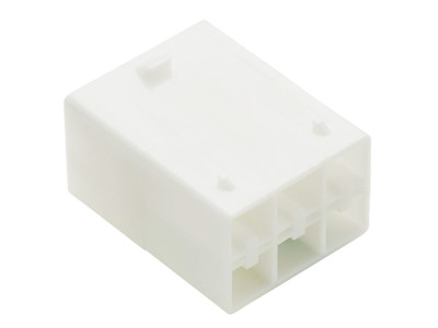 VersaBlade Hybrid Receptacle Housing, without Mounting Ears, 3 Circuits, Blue