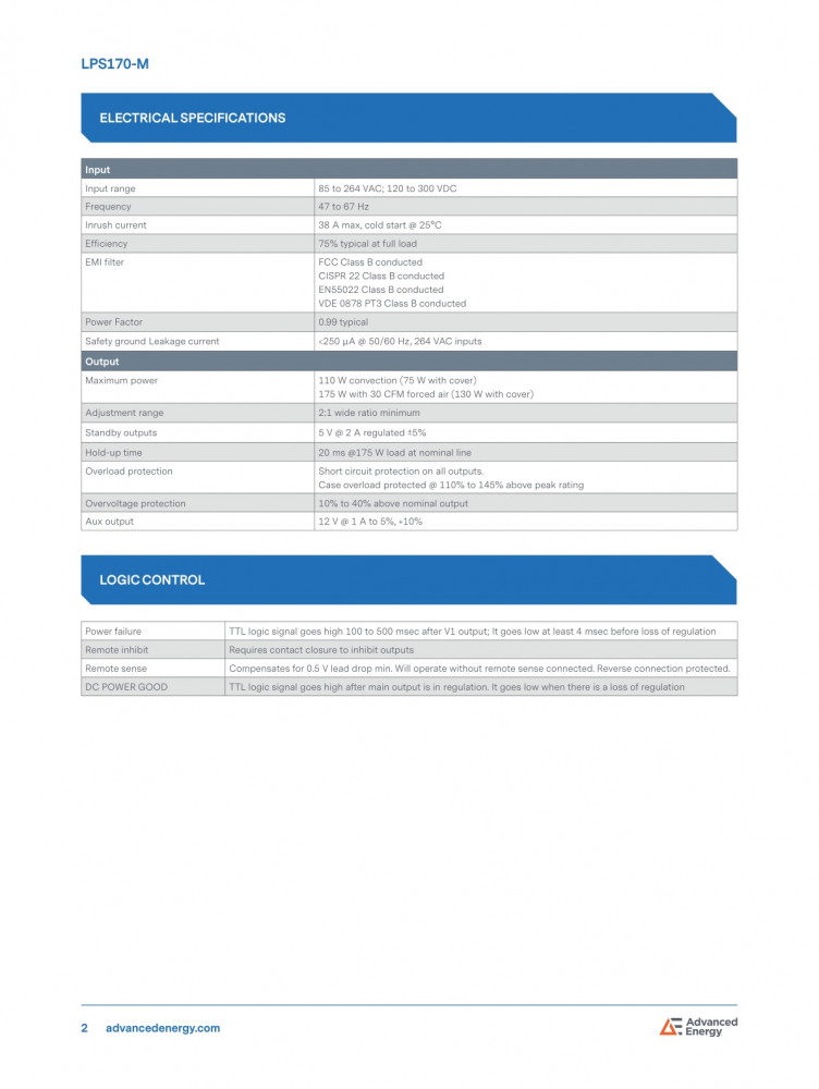 LPS175-M-C datasheet page 2