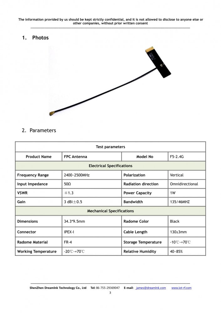 F5-2.4G specification page 3