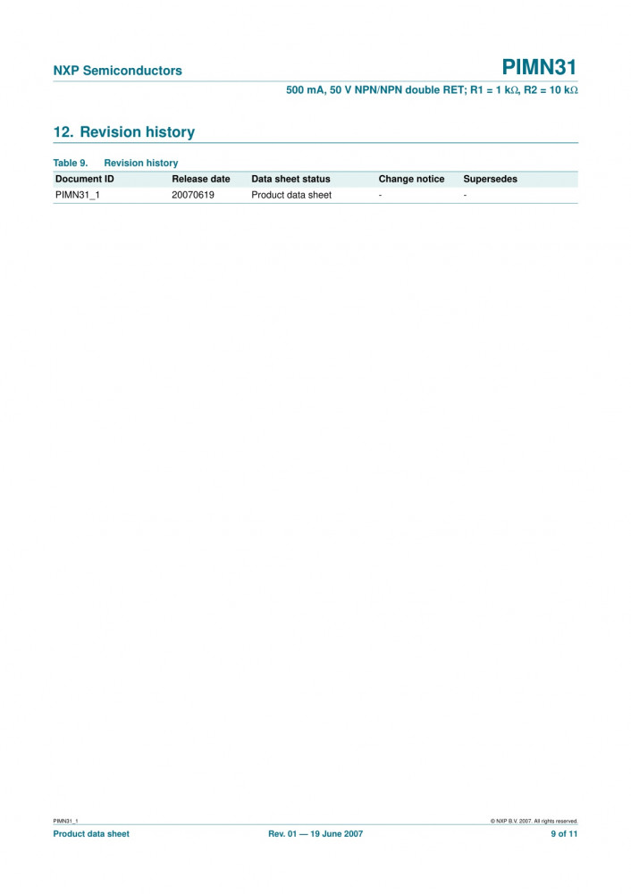PIMN31 datasheet page 10