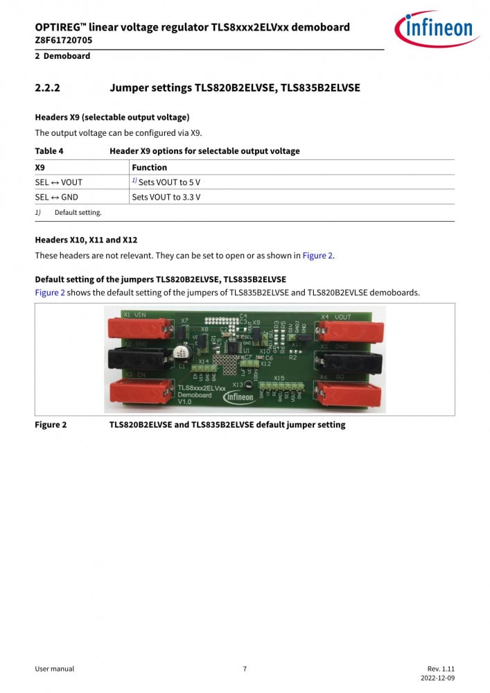 TLS835D2ELVSE demoboard document page 7
