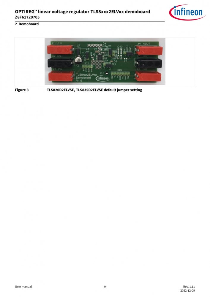 TLS835D2ELVSE demoboard document page 9