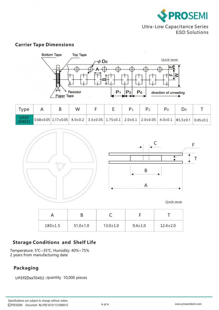 UPEP2D24T0402 datasheet page 4