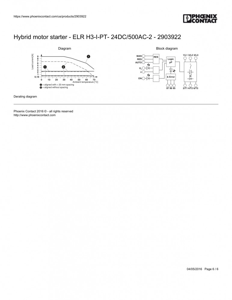 Phoenix Contact 2903922 technical document page 6