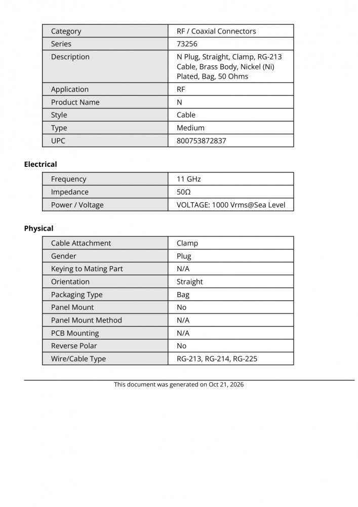 Product document image 2 for MOLEX 732565003