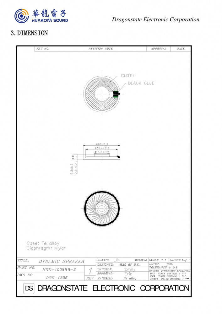 HDK-4008BB-2 reliability tests