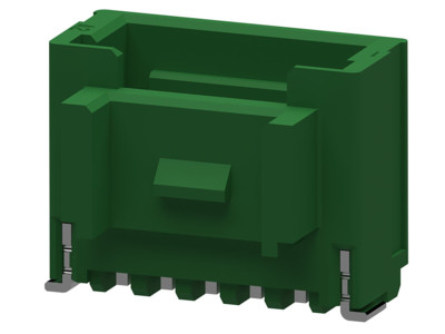 1.00mm Pitch, Pico-Clasp PCB Header, Single Row, Vertical, Surface Mount, 0.10µm Gold Plated, Outer Positive Lock, 3 Circuits, Green for sale