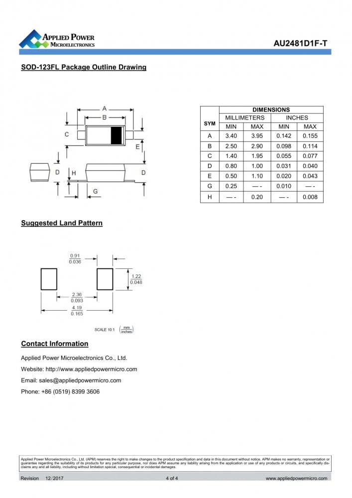 AU2481D1F-T datasheet page 4