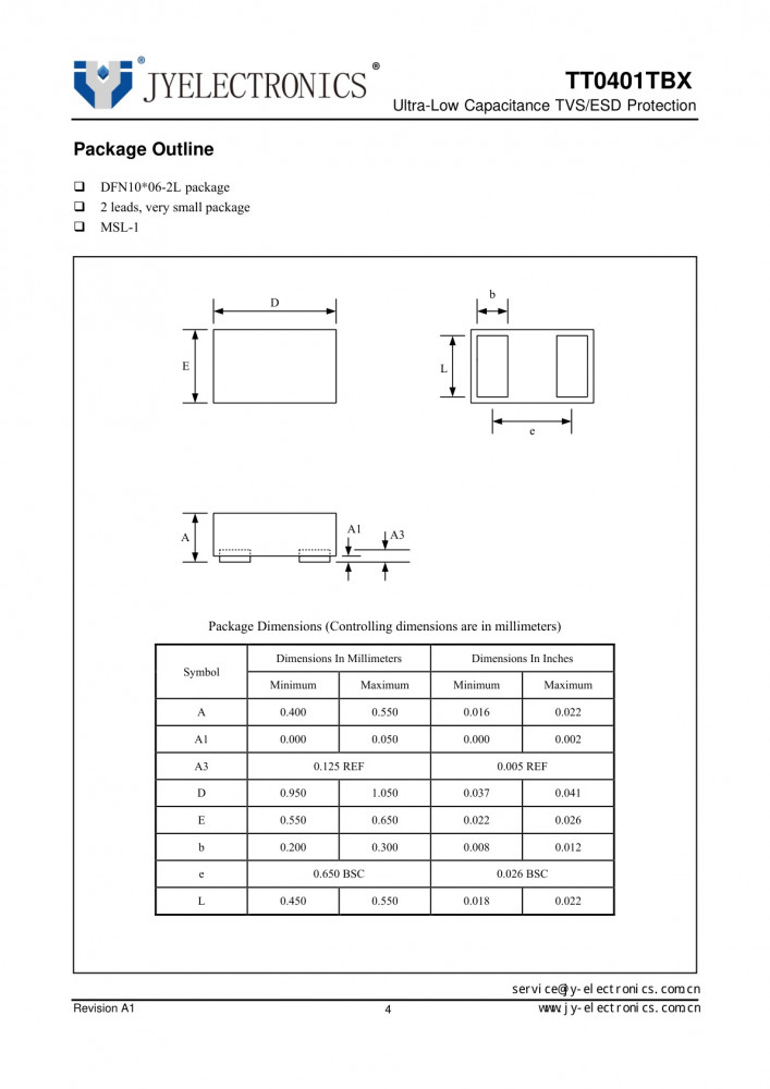 TT0401TBX datasheet page 4