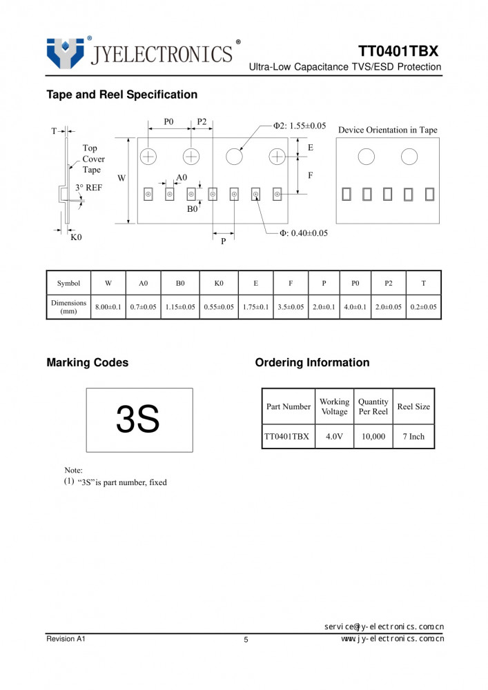 TT0401TBX datasheet page 5