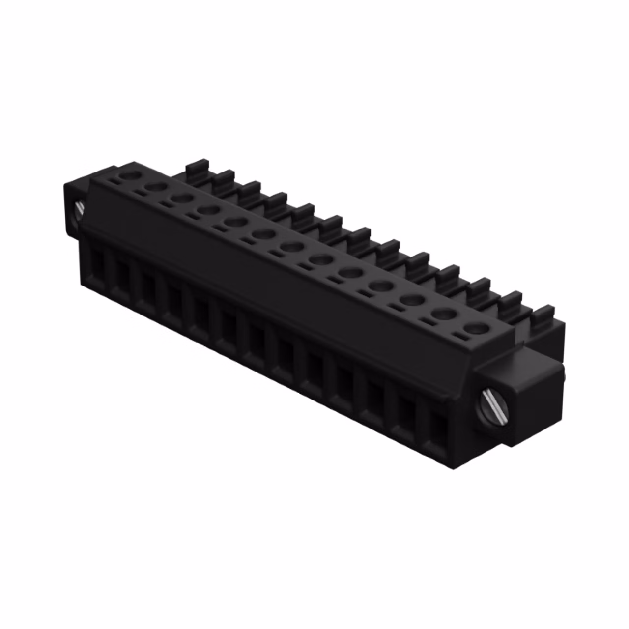 3.81mm Pitch Eurostyle Horizontal Plug, with Retention Screws, 13 Circuits for sale