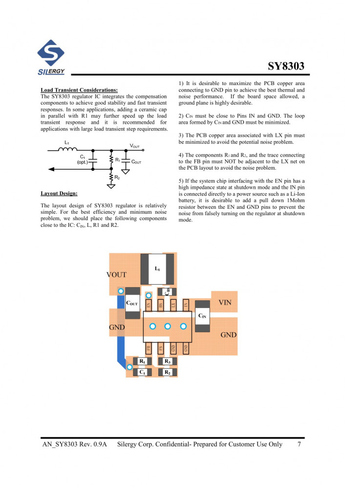 SY8303AIC datasheet page 7