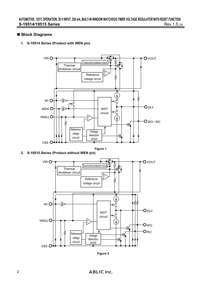 S-19514/19515 datasheet page 2