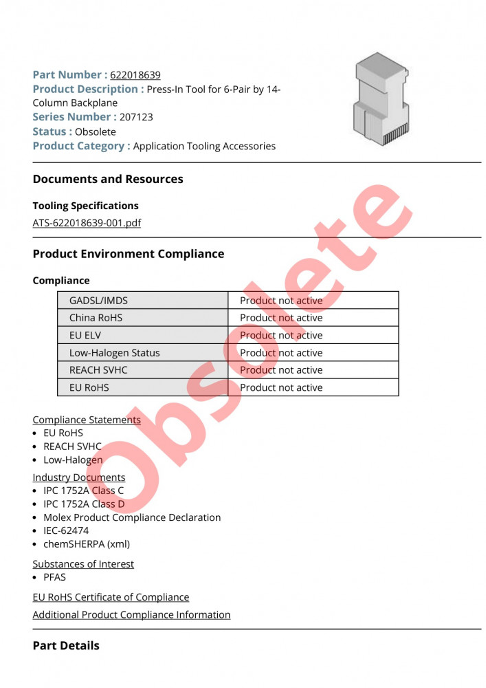 Tooling document page 1