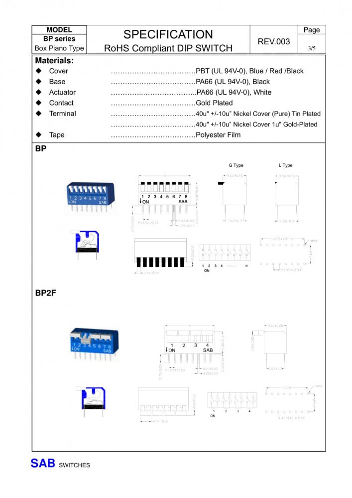 BIWIN BP series datasheet page 3