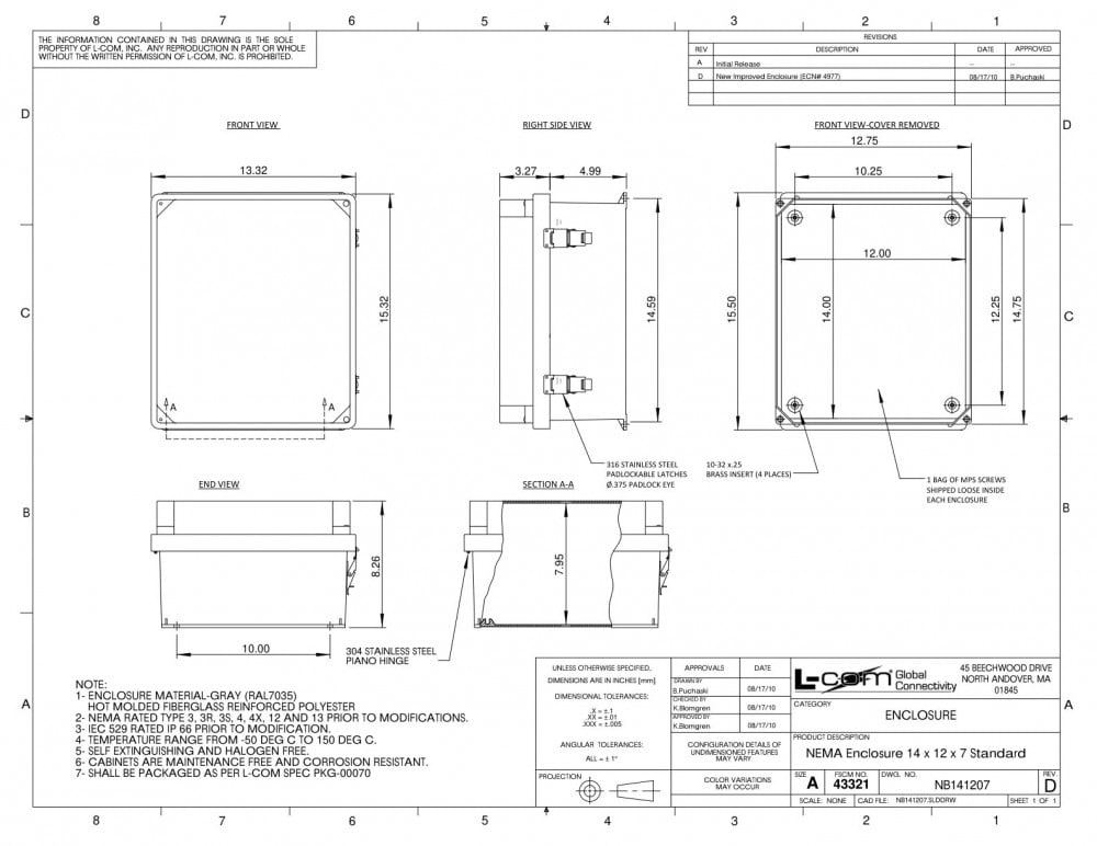 L-com NB141207 technical document image