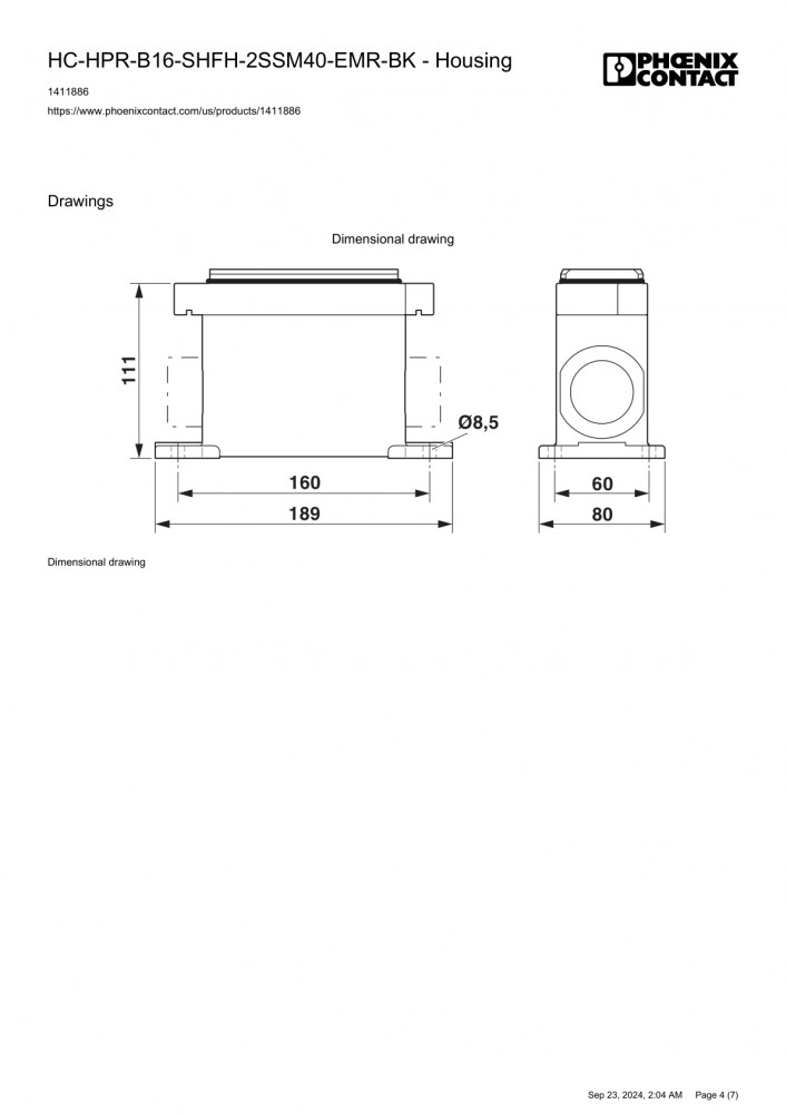 Phoenix Contact 1411886 technical document page 4