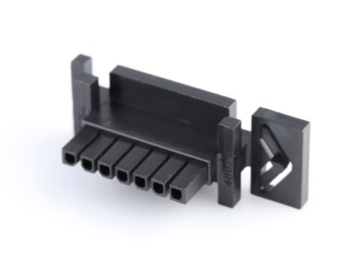 Micro-Fit BMI Header, Surface Mount, Single Row, Right-Angle, with Solder Tab, 0.38µm Gold (Au) Selective Plating, 4 Circuits, Tape and Reel