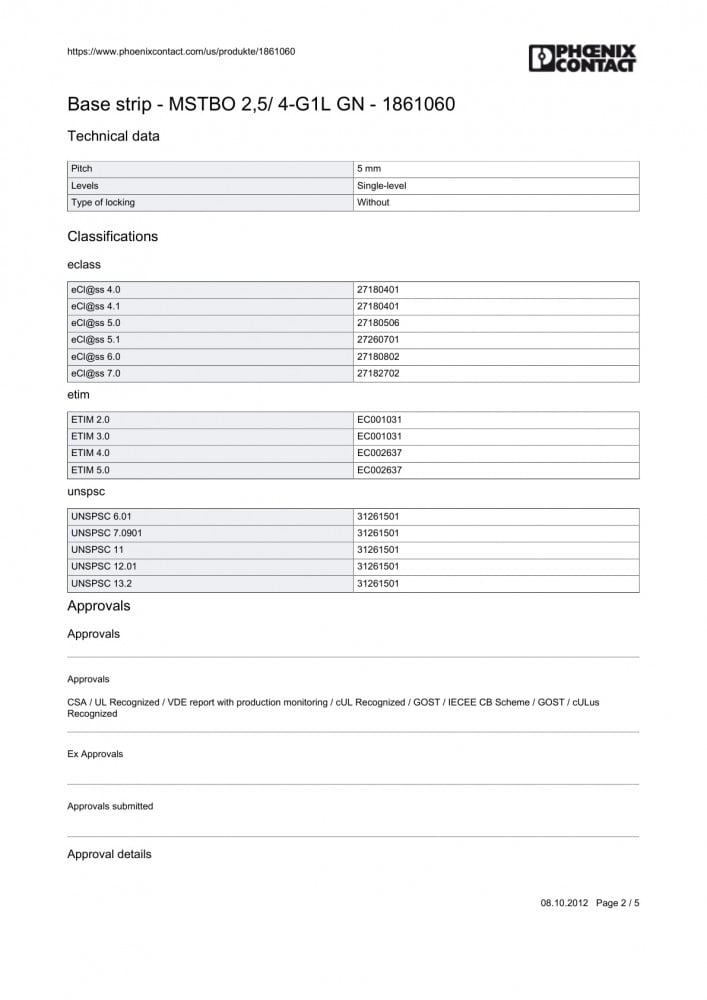 Phoenix Contact 1861060 document image 2